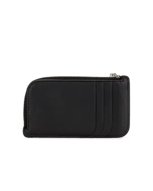 The Row Zipped Wallet - Black Ans | Editorialist